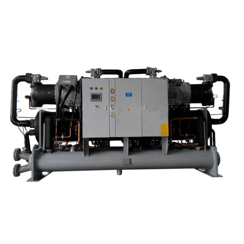 700 Kw Industrial Water Cooled Screw Chiller With 2 Compressor System ...