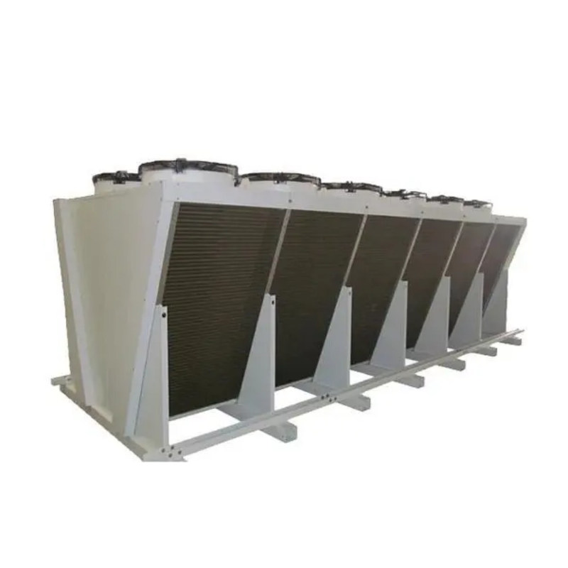 Air to Water Fin type heat exchanger Stainless steel / aluminum water ...