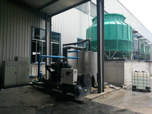 60 TR Water Cooled Chiller For Extrusion PVC HDPE Pipe Machine Cooling ...