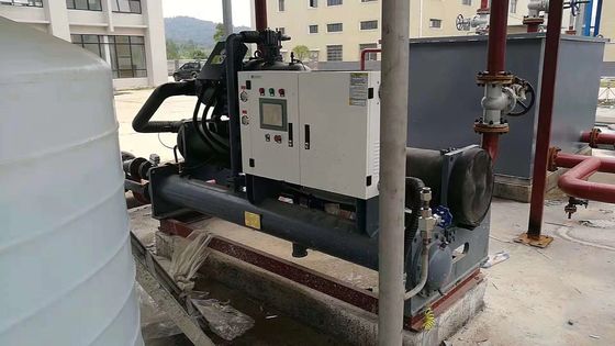 60 TR Water Cooled Chiller For Extrusion PVC HDPE Pipe Machine Cooling ...